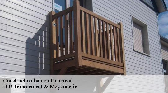 Construction balcon à Denouval 78570 tel: